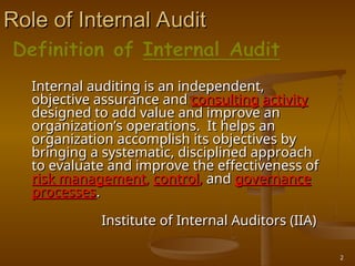 Regulatory Framework for Internal Audit.ppt