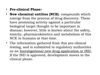 Regulatory framework for new drug development | PPT