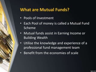 Regulatory framework of mutual funds | PPTX