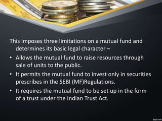 Regulatory framework of mutual funds | PPTX