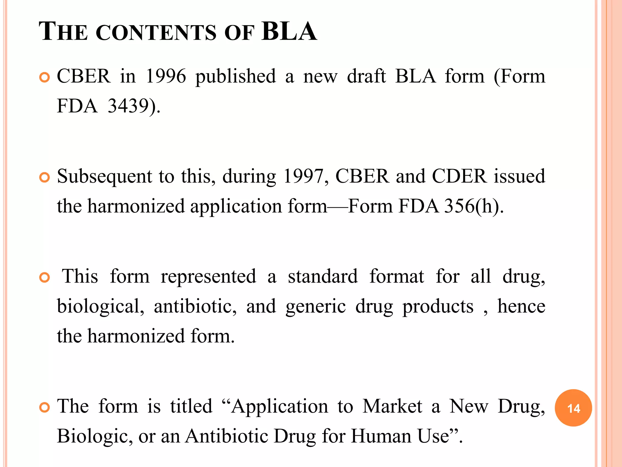 Regulatory guidance and guidelines for filing and approval for ...