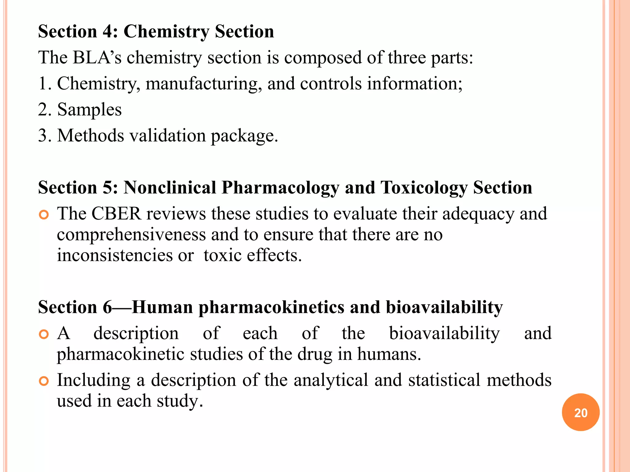 Regulatory guidance and guidelines for filing and approval for ...