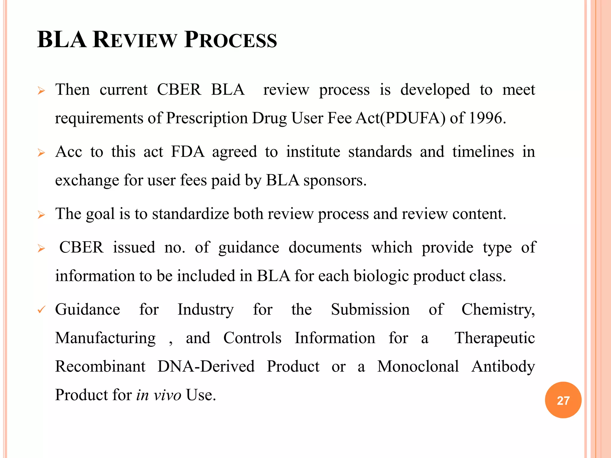 Regulatory guidance and guidelines for filing and approval for ...