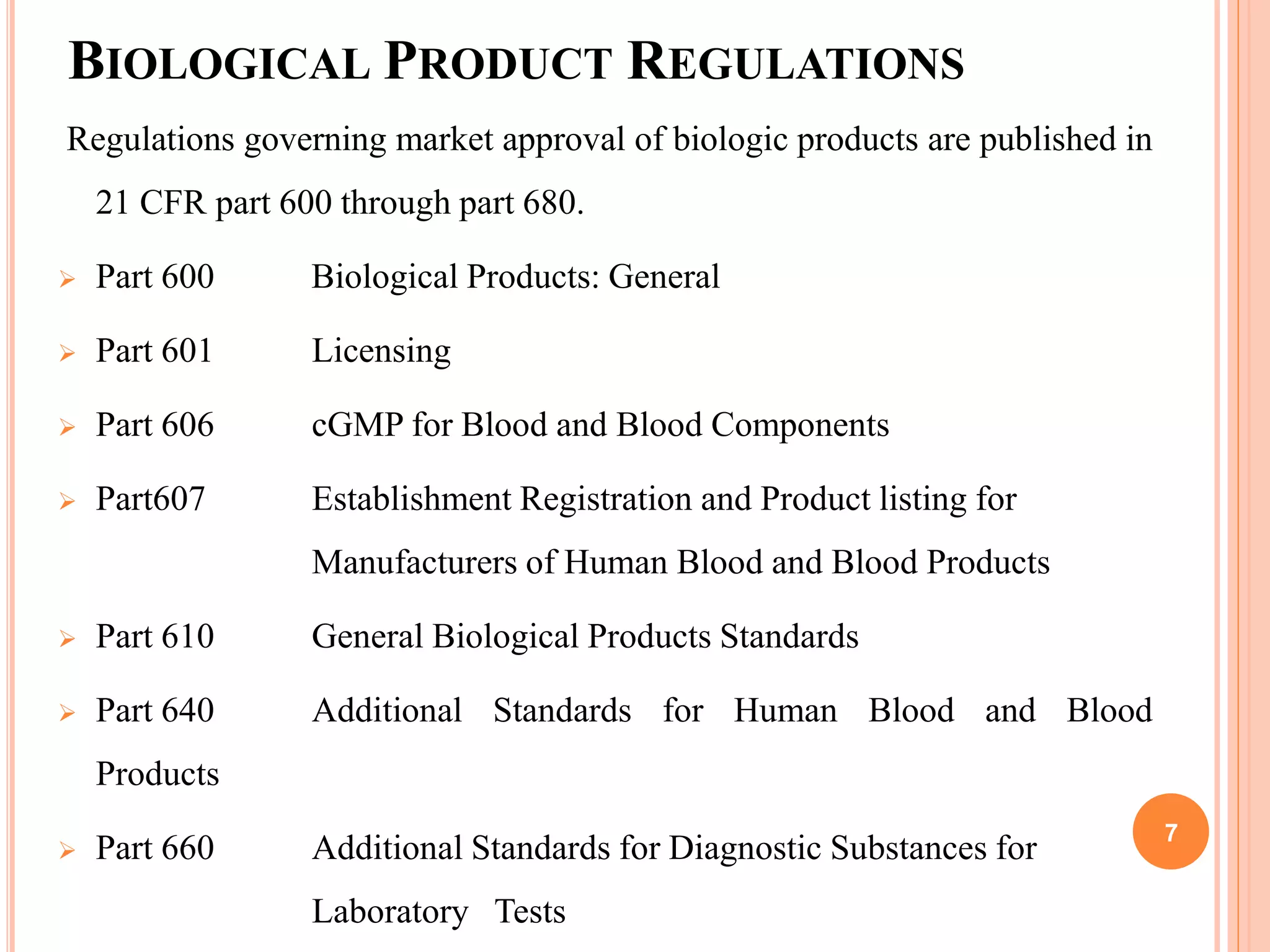 Regulatory guidance and guidelines for filing and approval for ...