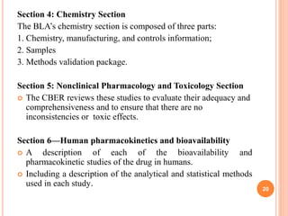 Regulatory guidance and guidelines for filing and approval for ...