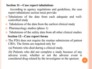Regulatory guidance and guidelines for filing and approval for ...