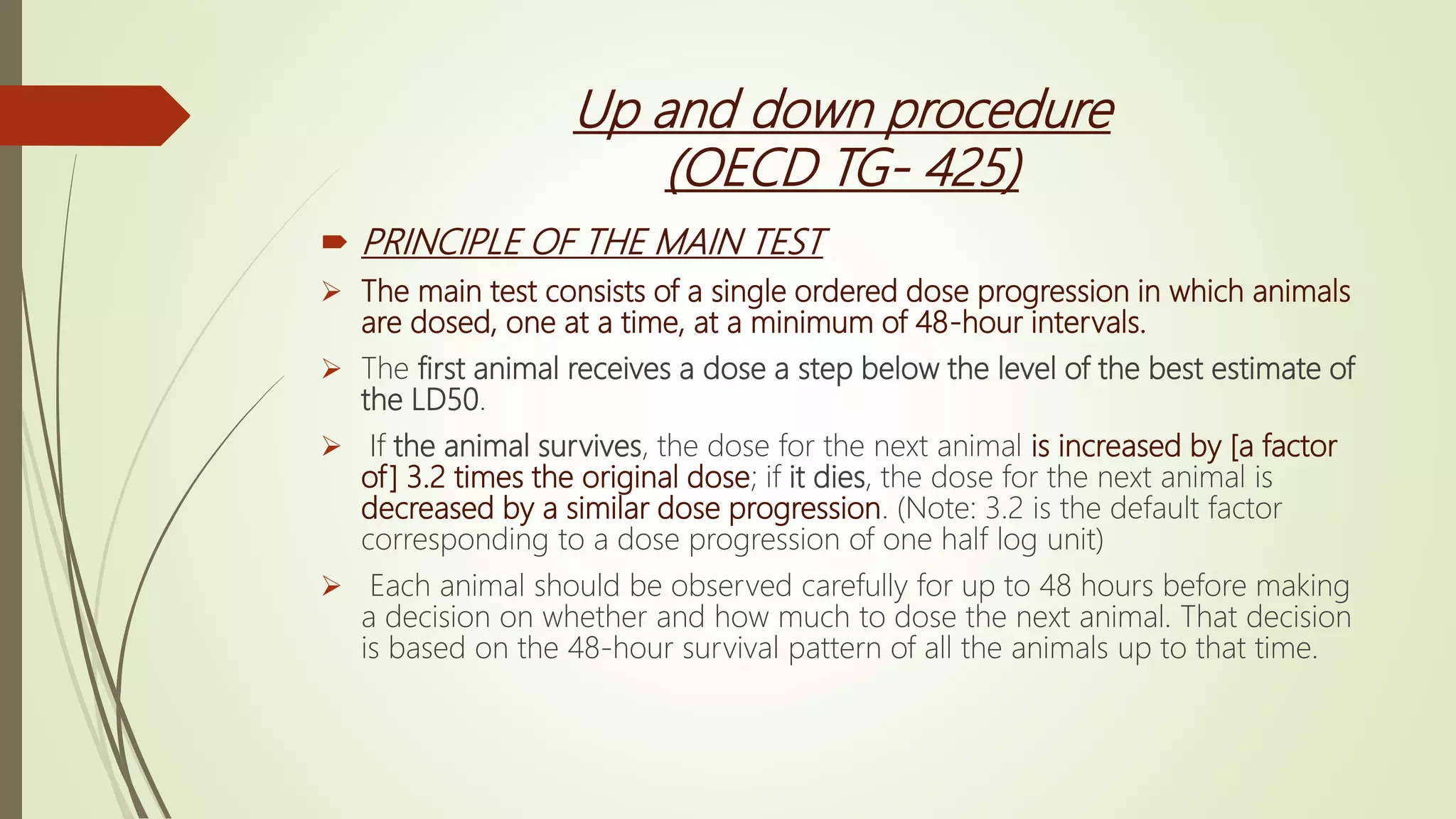 Regulatory guidelines for conducting toxicity studies | PPTX