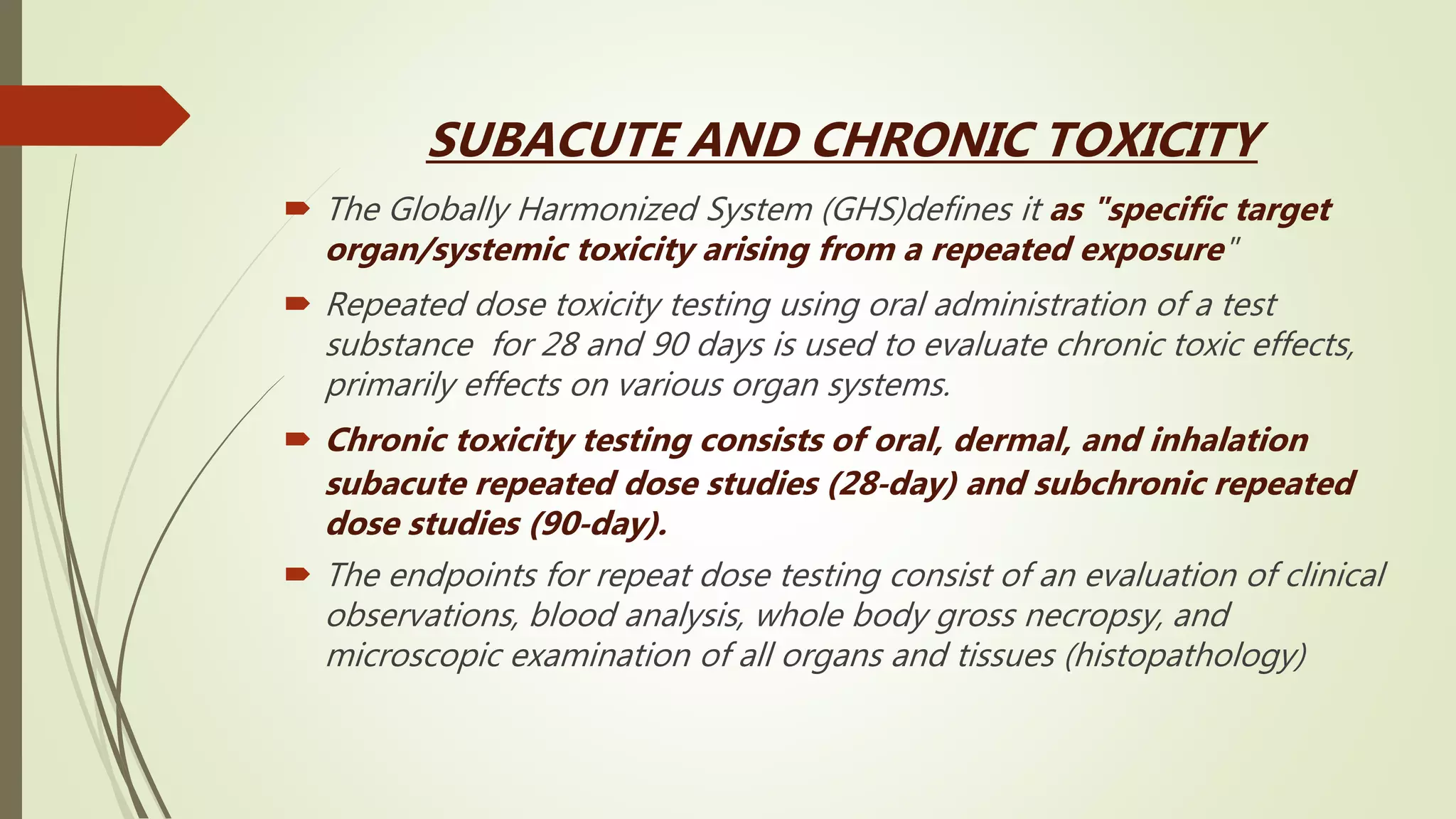 Regulatory guidelines for conducting toxicity studies | PPTX | Skin and Dermatology | Diseases ...