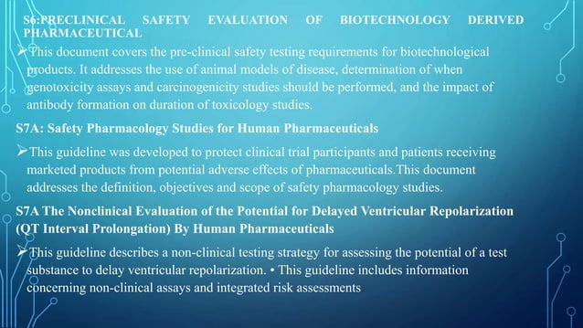 Regulatory guidelines for conducting toxicity studies by ich | PPTX