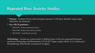 Regulatory guidelines for Conducting Toxicity studies OECD | PPTX