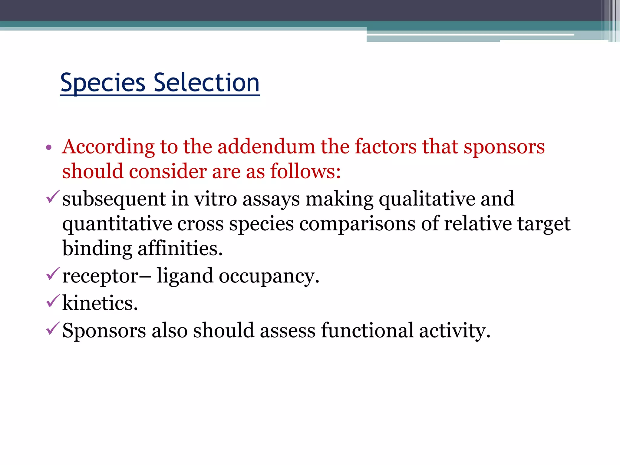 Regulatory guidelines for the development of biologics in | PPTX