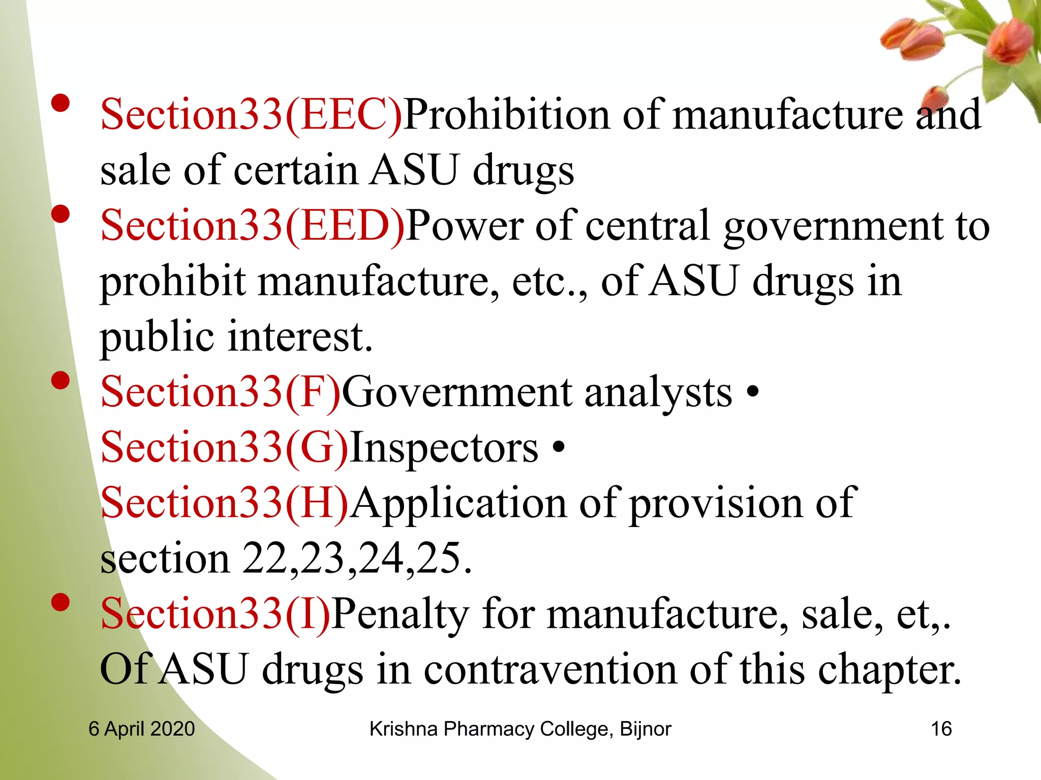 Regulatory issues regulations in india asu | PPTX
