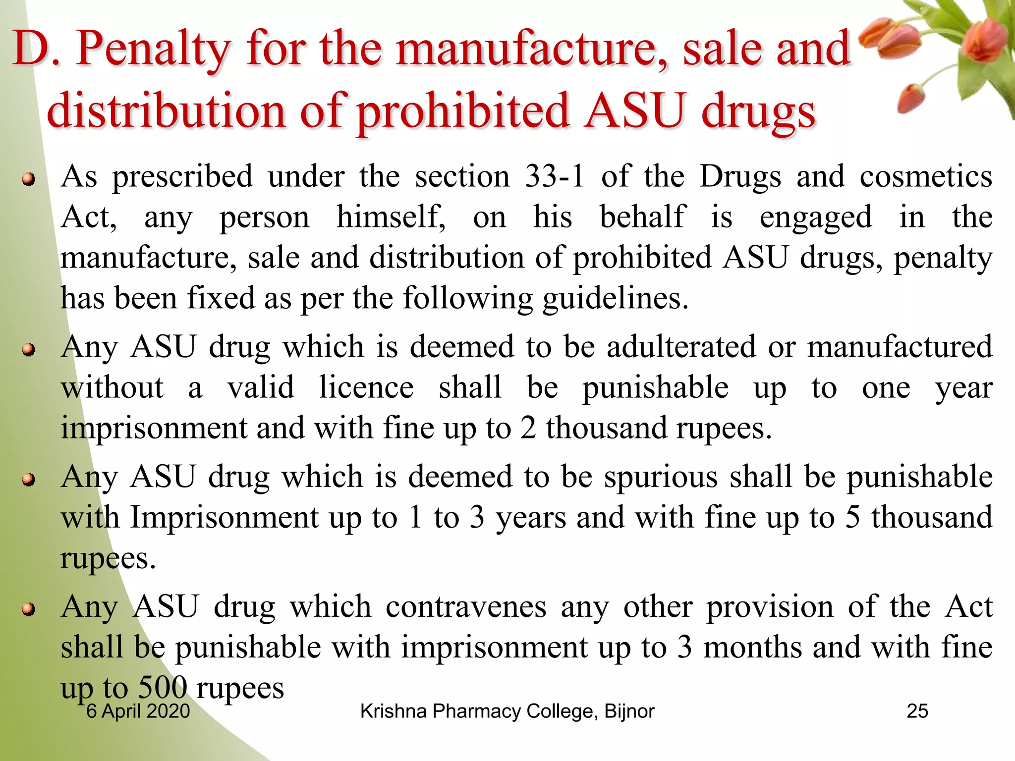 Regulatory issues regulations in india asu | PPTX