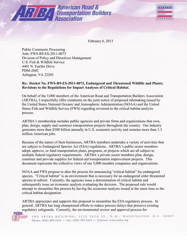 Regulatory Legal ARTBA | PDF