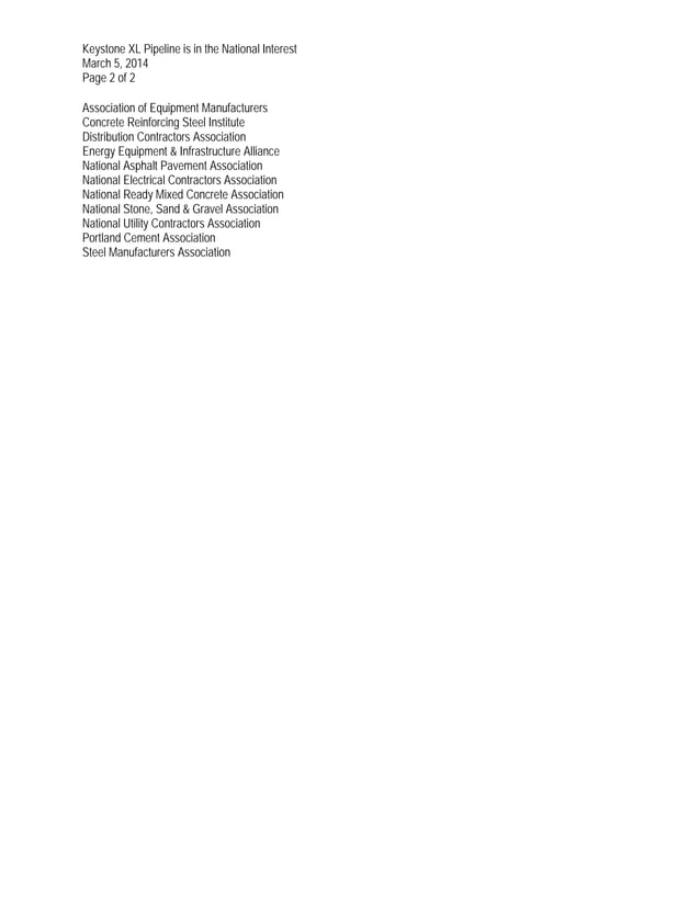 03/05: State Department Approval of Keystone XL Pipeline | PDF | Power ...