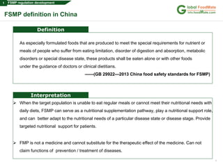 Regulatory Process Guideline to Export Formula Food for Special Medical ...