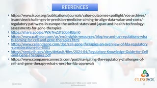 REGULATORY PATHWAYS FOR CELL ANS GENE THERAPY-1[1].pptx