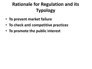 Regulatory practices in india | PPTX