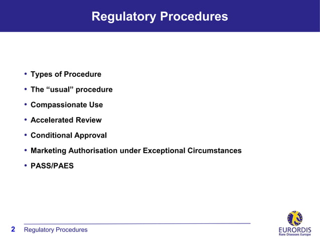 Regulatory Procedures | PPTX