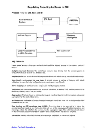 Regulatory reporting by banks to rbi | PDF | Business Banking & Finance ...