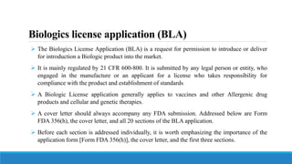 Regulatory requirements for API and Biologics | PPTX
