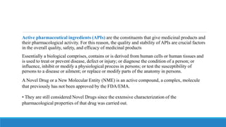 Regulatory requirements for API and Biologics | PPTX