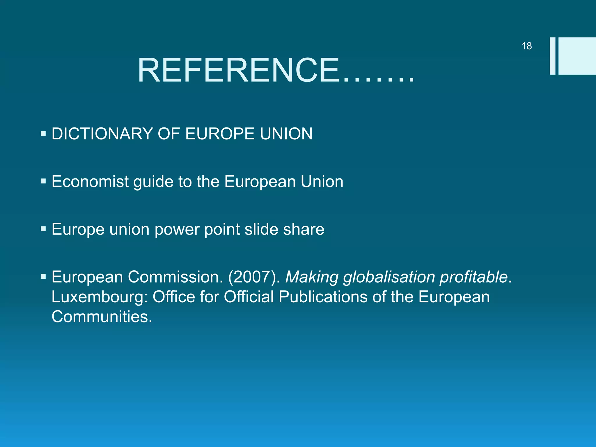 Regulatory requirement for europe union | PPTX