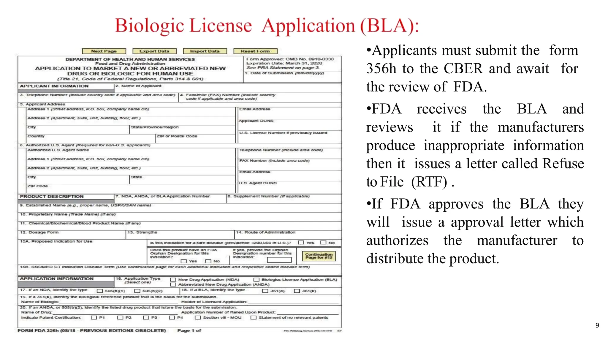 Regulatory Requirement for the Product Approval of Biologics Ppt.pptx