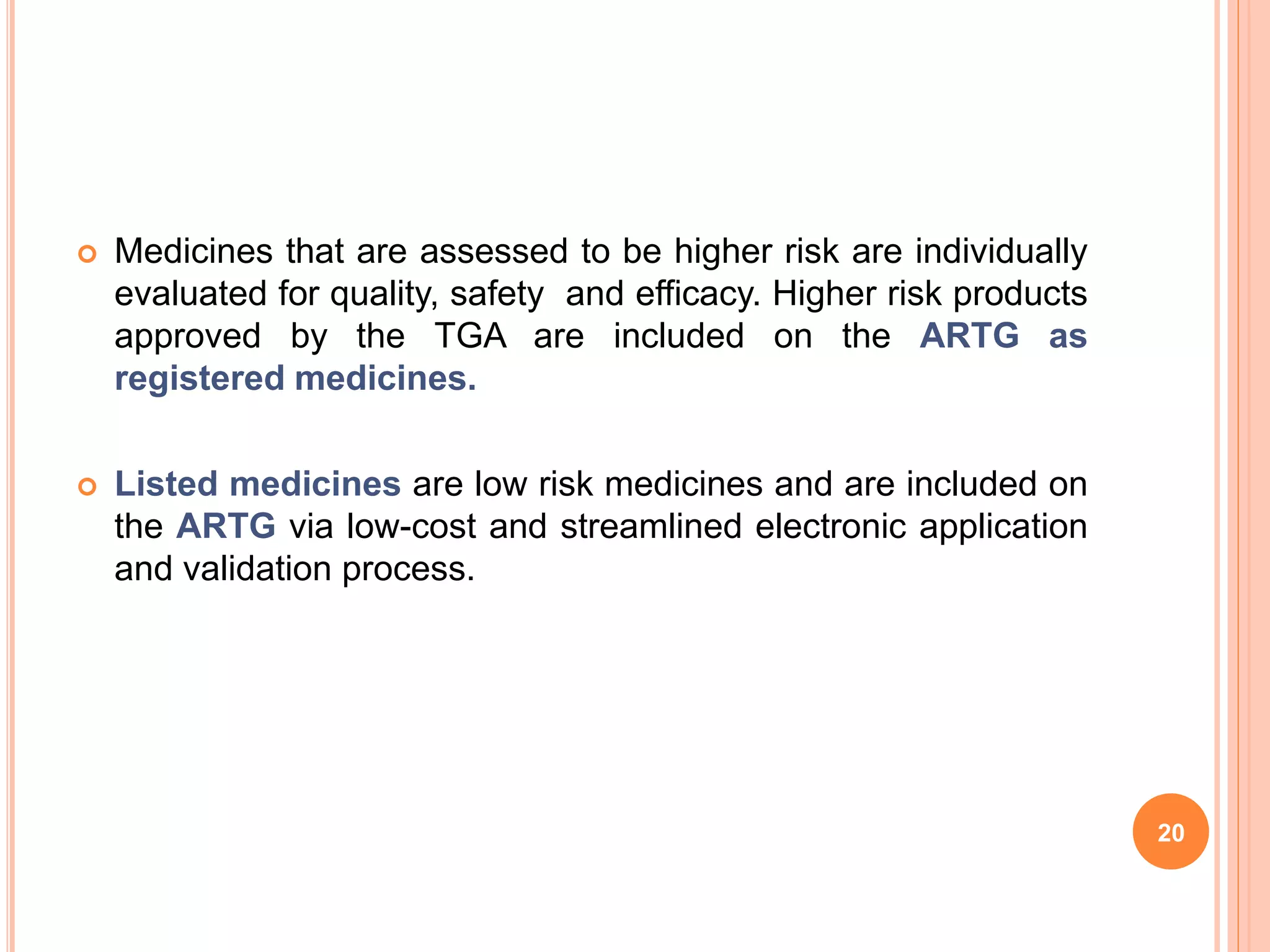 Regulatory requirement of EU, MHRA and TGA | PPTX