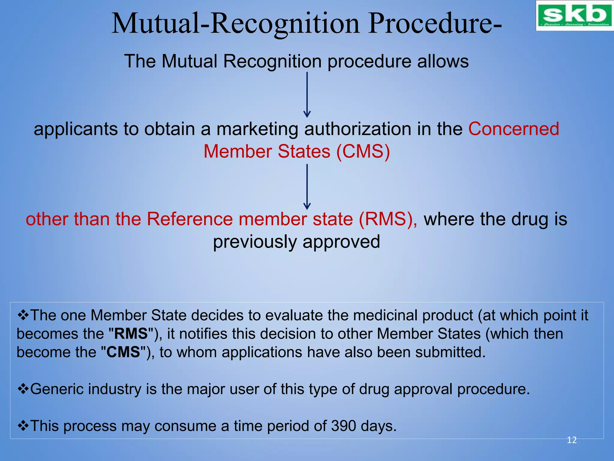 Regulatory requirement of EU, MHRA & TGA | PPTX