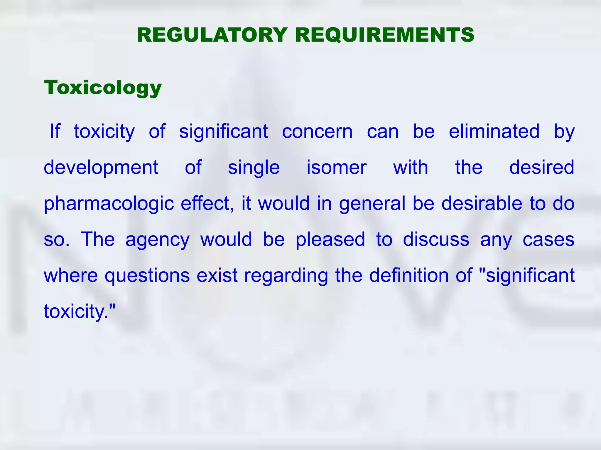Regulatory requirements-Chiral drugs.pptx