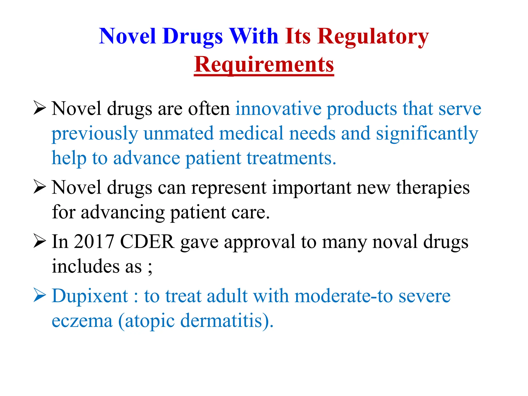 Regulatory Requirements for API, Biologics and Novel therapies | PPTX