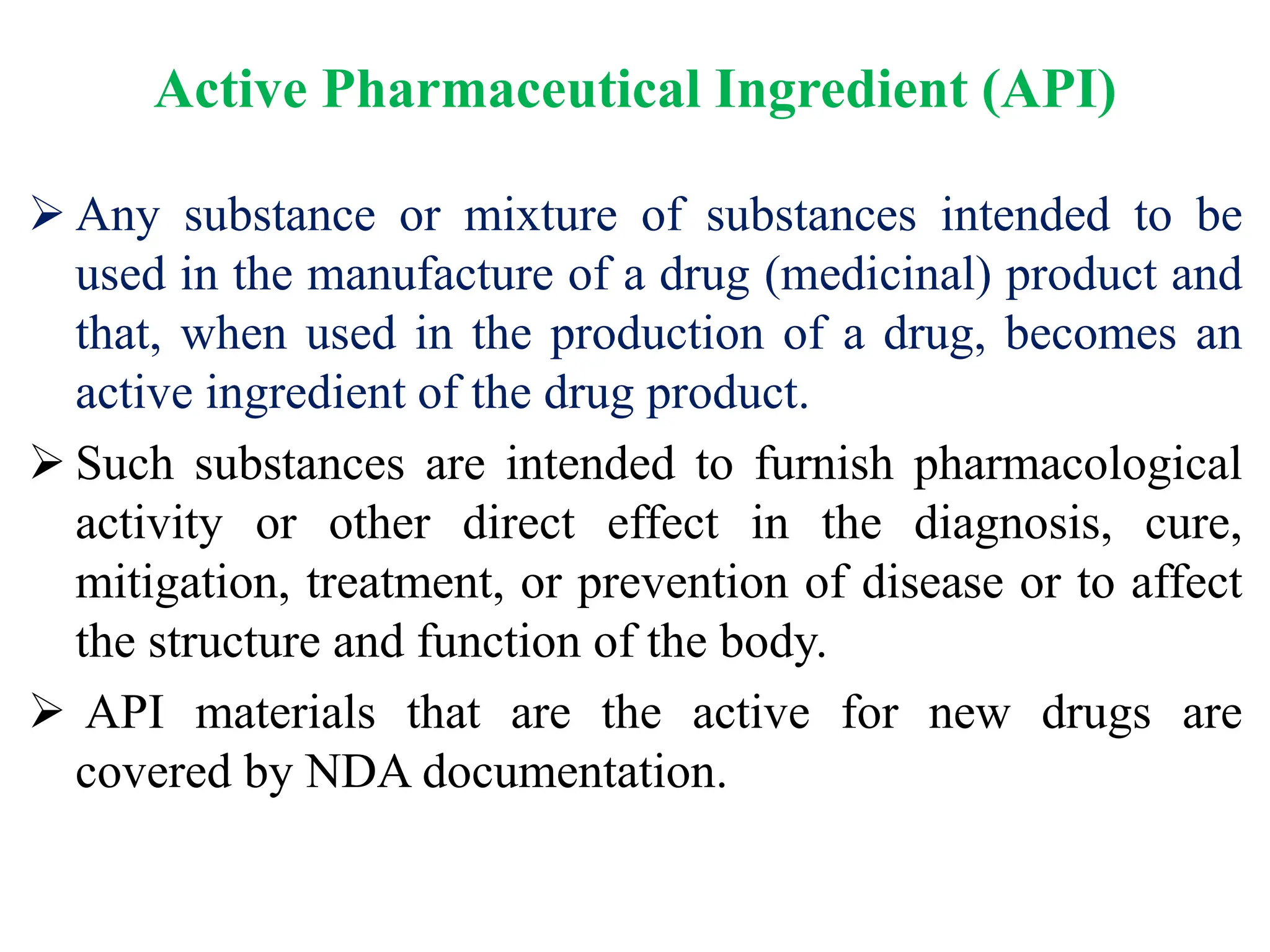 Regulatory Requirements for API, Biologics and Novel therapies | PPTX