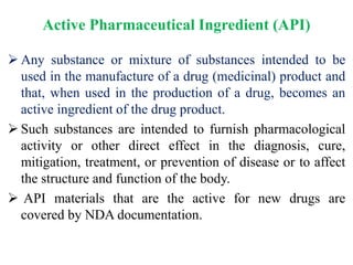 Regulatory Requirements for API, Biologics and Novel therapies | PPTX ...