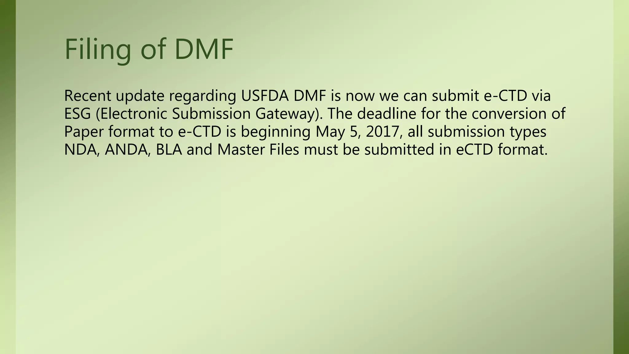 Regulatory requirements for api registration | PPTX