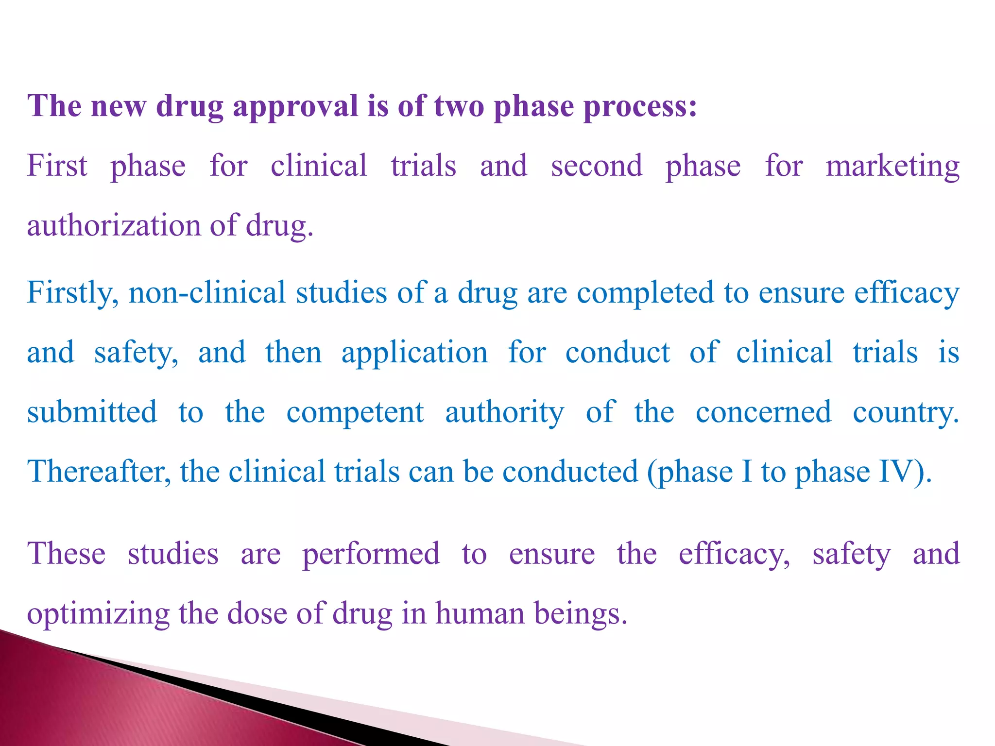 Regulatory requirements for drug approval | PPTX