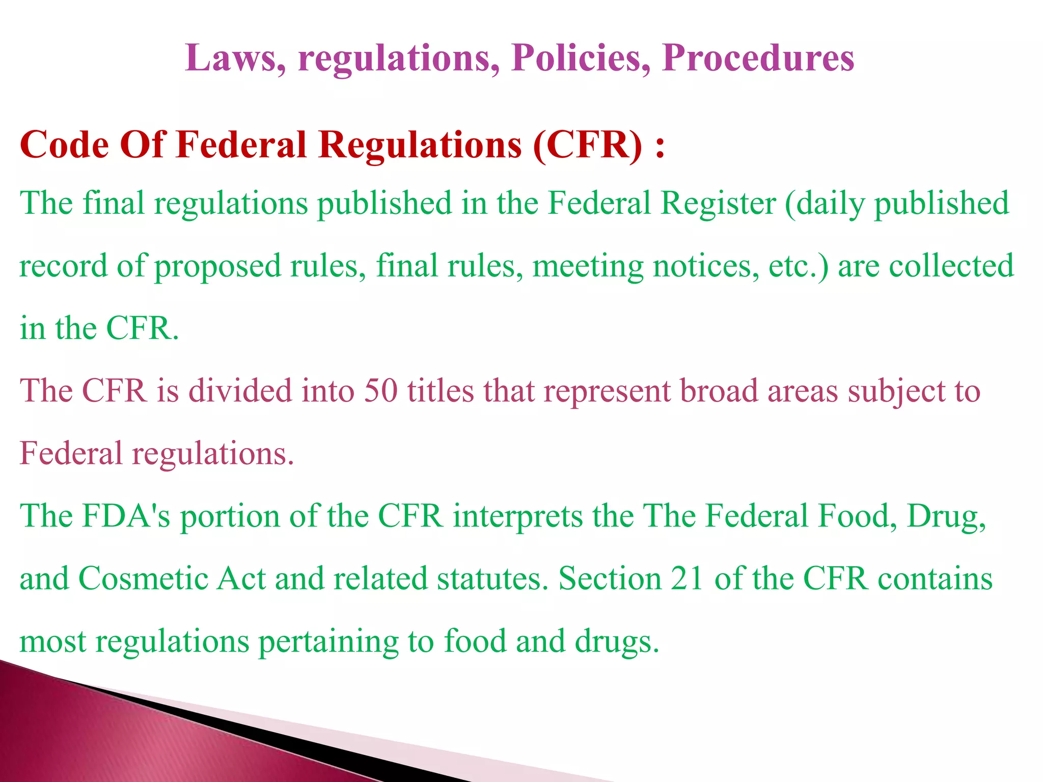 Regulatory requirements for drug approval | PPTX