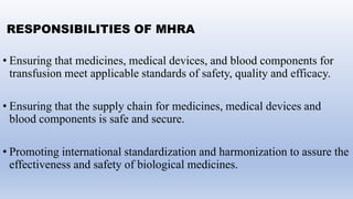 REGULATORY REQUIREMENTS FOR MHRA detail .pptx