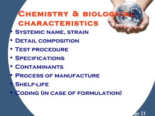 Regulatory requirements of biopesticides Subhash Chand | PPT
