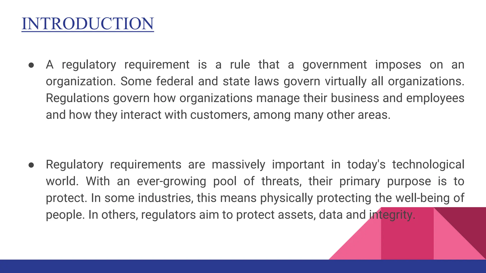 REGULATORY REQUIREMENTS OF TGA AND ROW COUNTRIES.pptx
