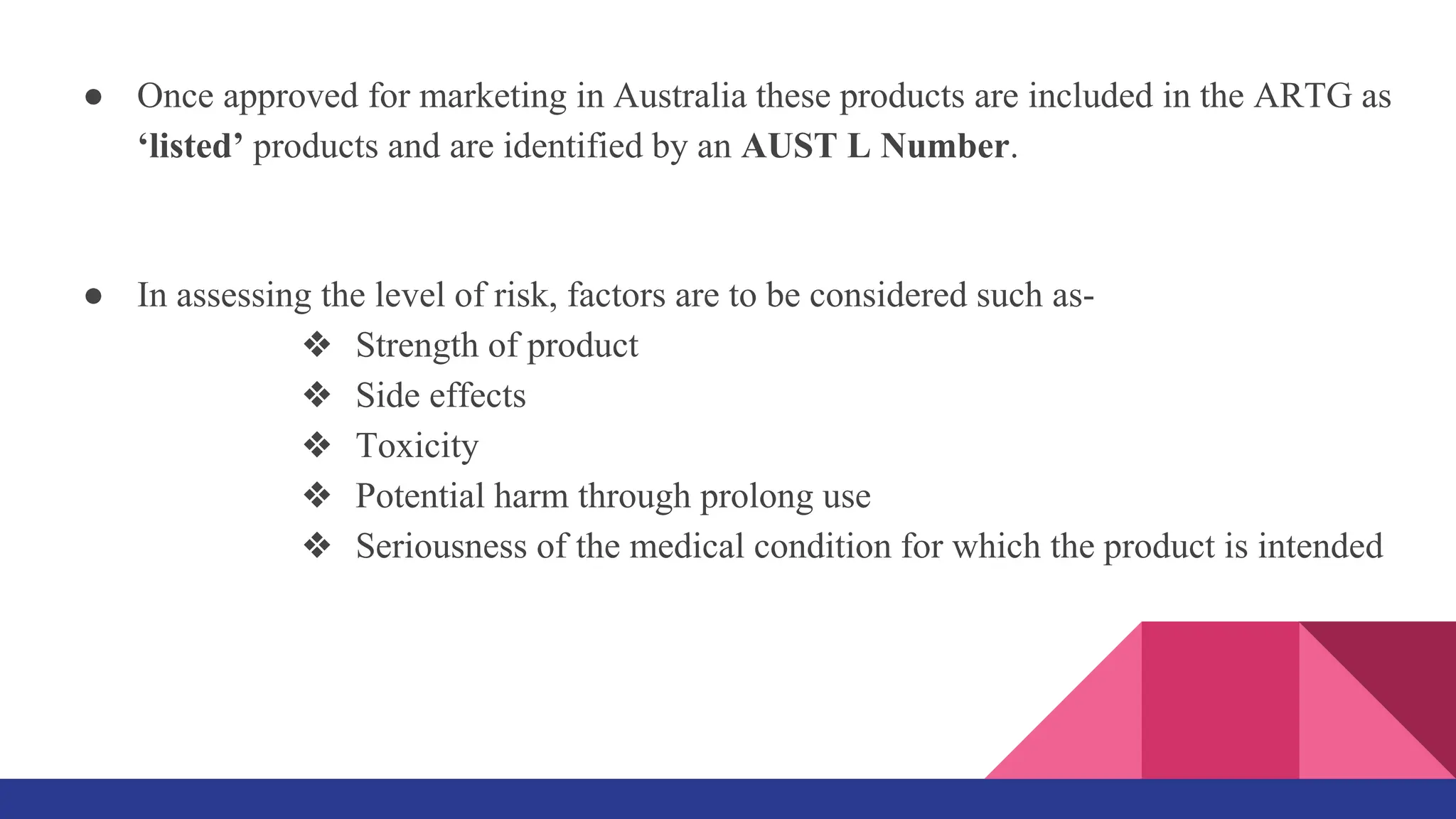 REGULATORY REQUIREMENTS OF TGA AND ROW COUNTRIES.pptx