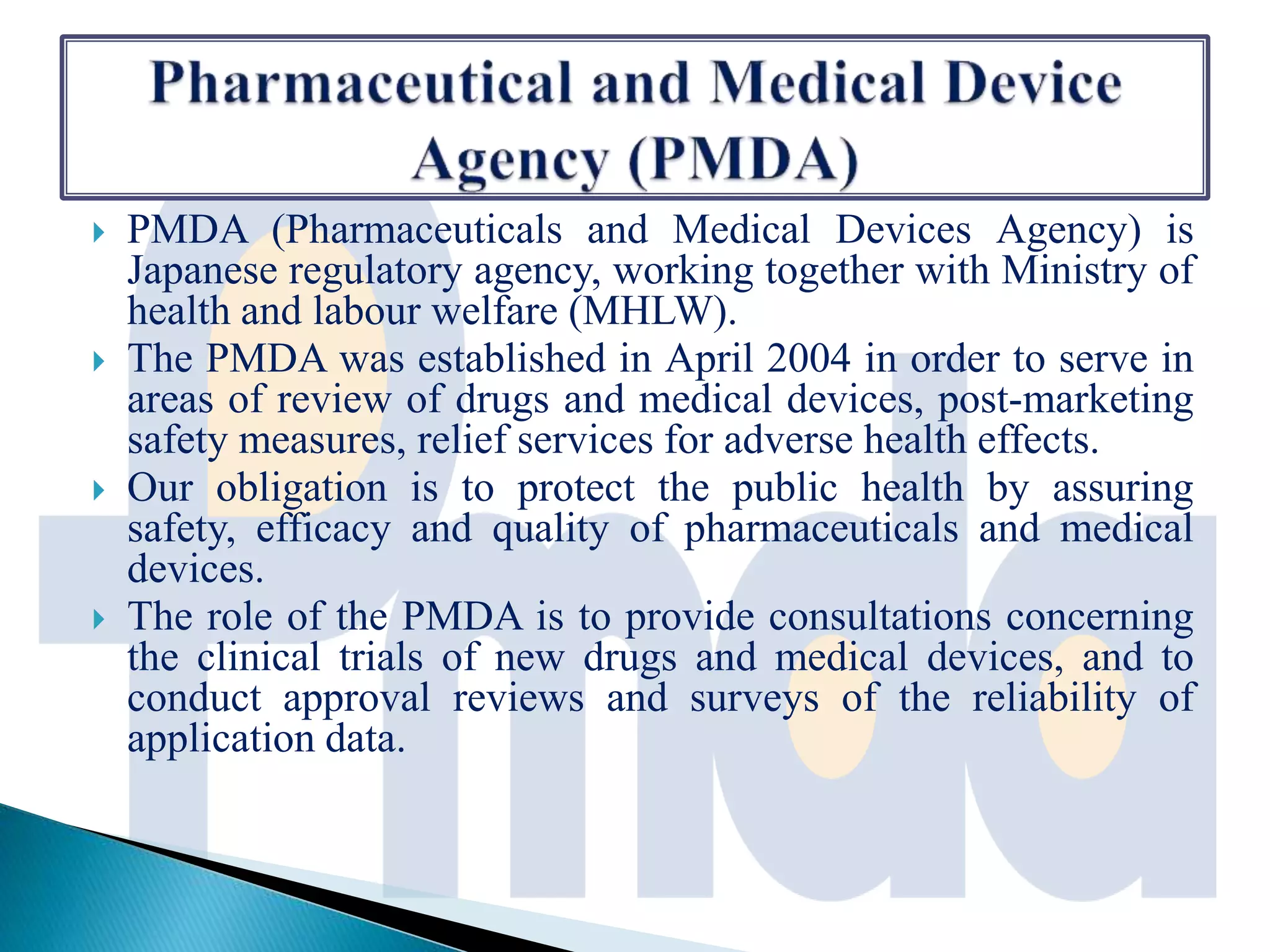 Regulatory requirnment and approval procedure of drugs in japan ppt | PPTX