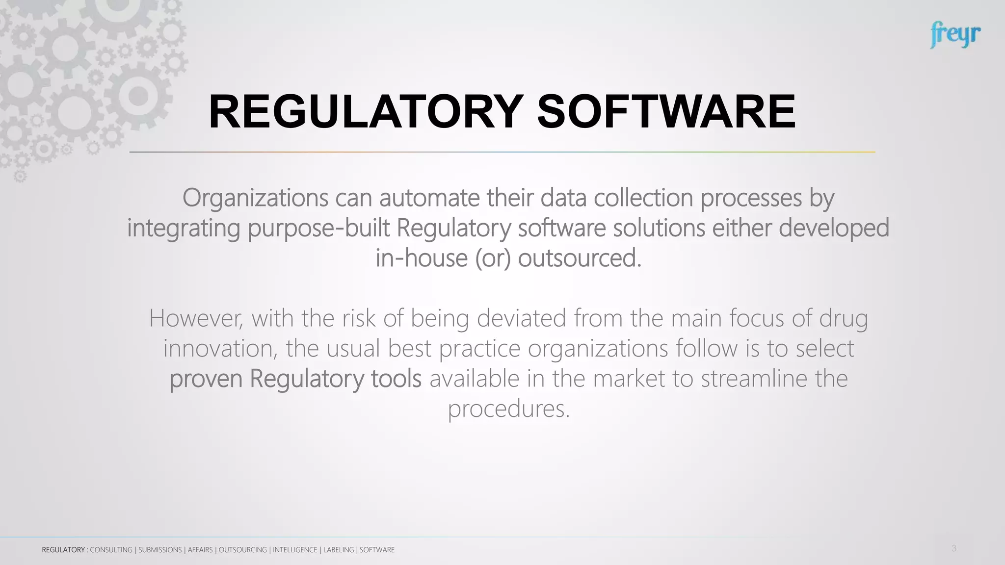Regulatory Software | PPTX