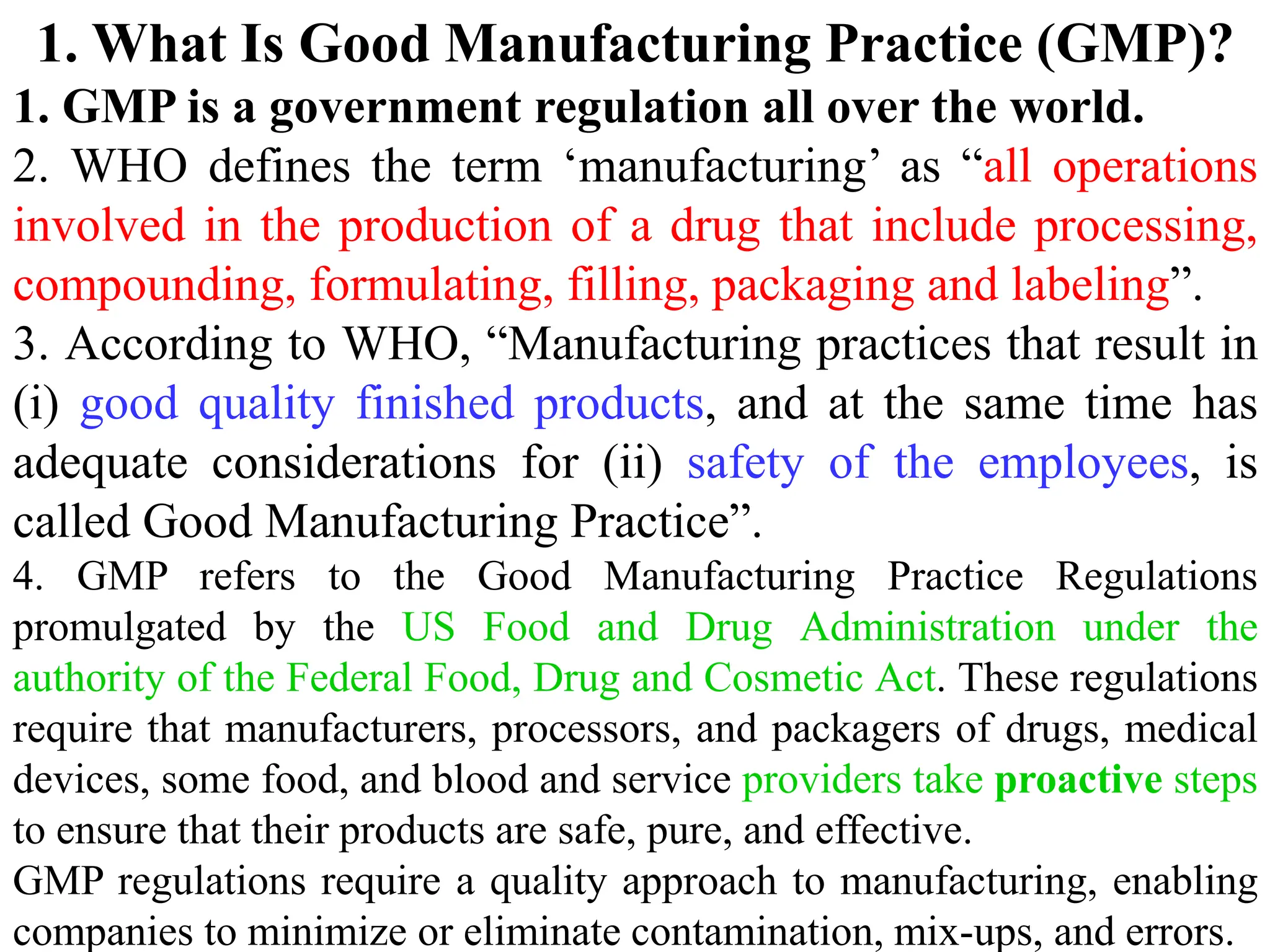 Regulatory Standards - GMP- Pharmacy.ppt