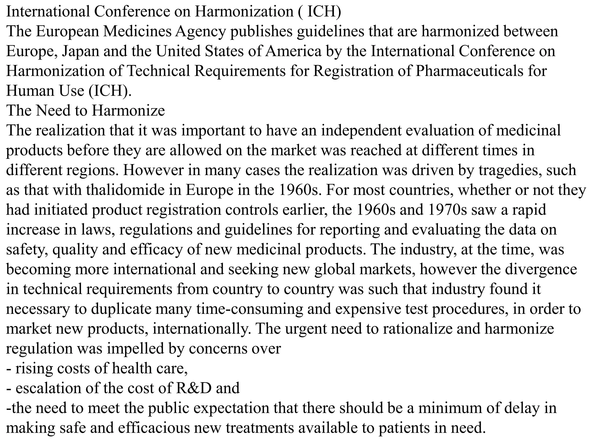 Regulatory Standard - ICH-Pharmacy regulatory affairs.ppt