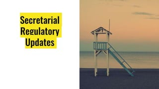 Regulatory updates | PPTX
