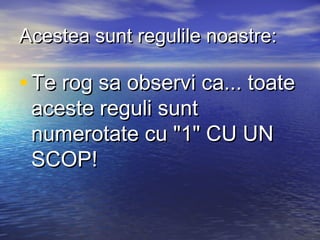 Regulile barbatilor | PPT