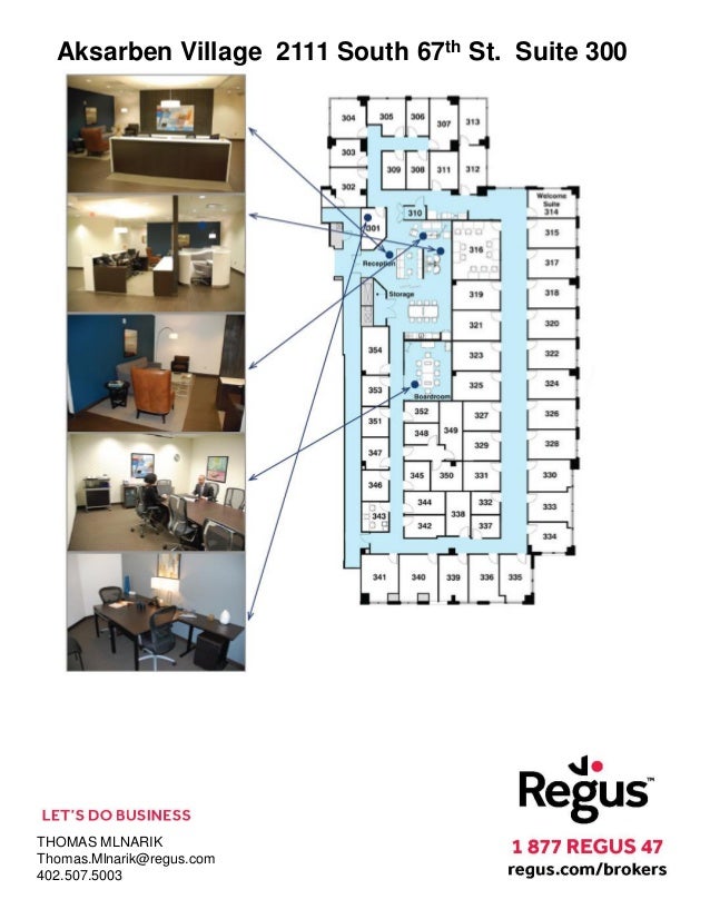 Regus - Omaha area packet for Commercial Brokers