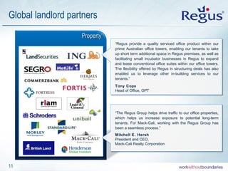 Regus Property Presentation | PPT