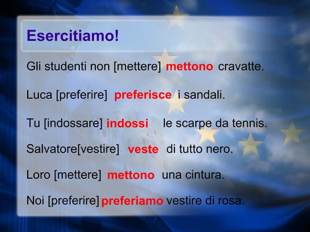 Regular Italian verbs | PPT